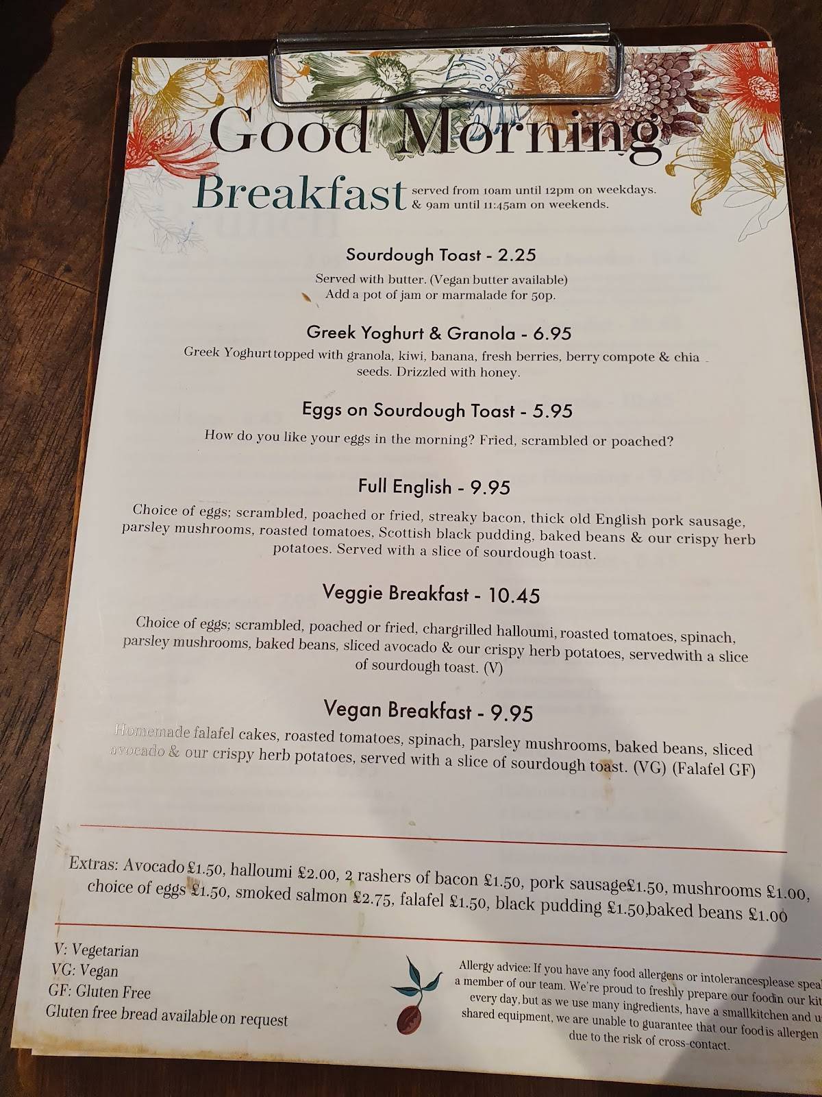 Sprout Kitchen Garden, Cafe, Main Menu - Ellesmere Port, England ...