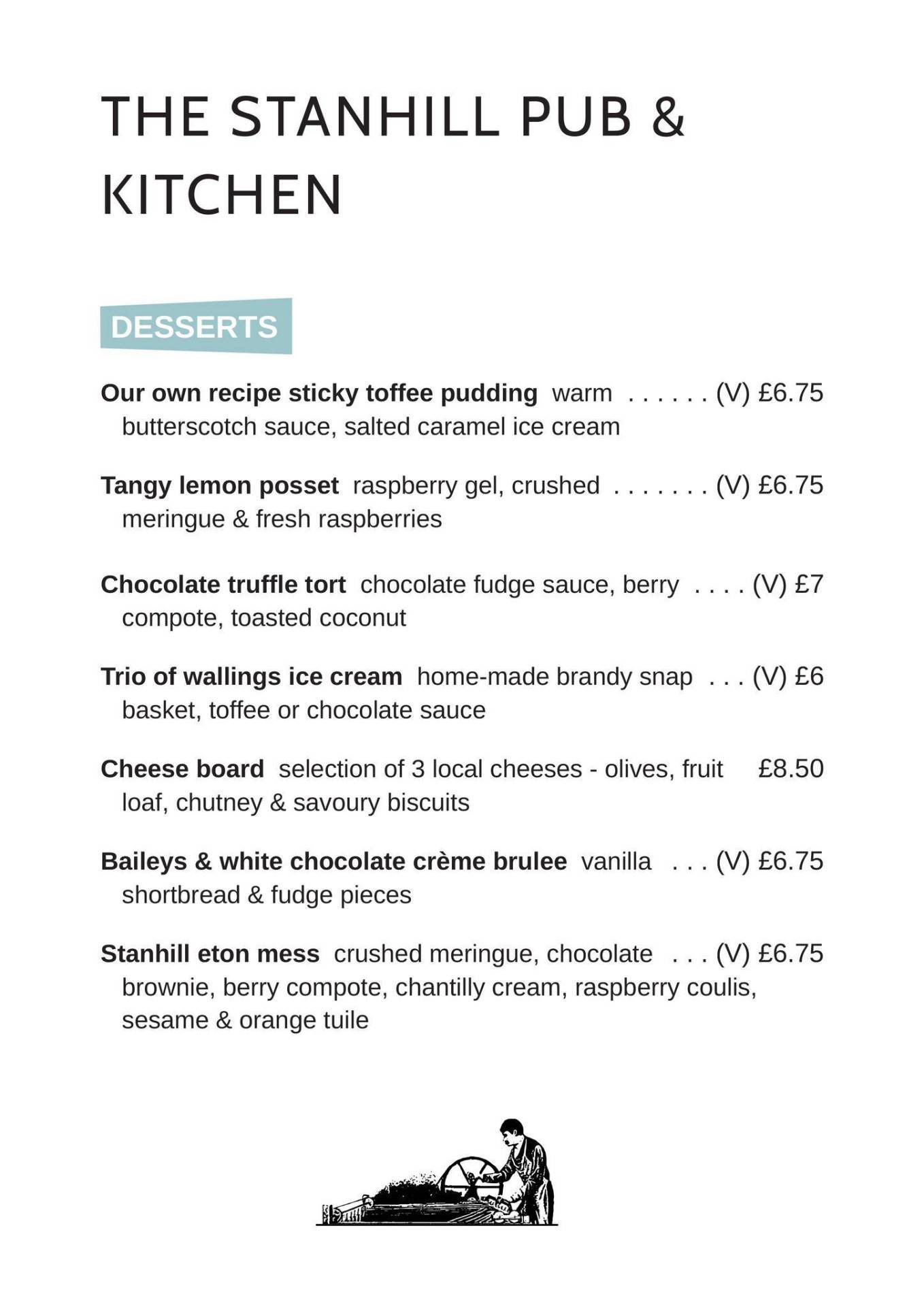 The Stanhill Pub and Kitchen, Bar & pub, Main Menu - Oswaldtwistle ...