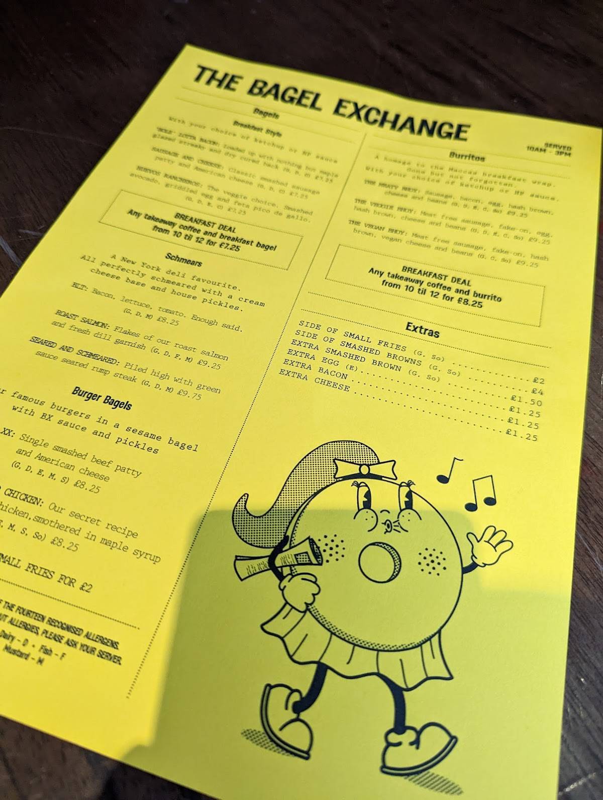 Bun X at Micawbers, Restaurant, Main Menu - Norwich, England, United ...