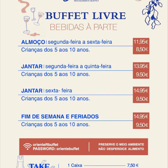 Oriente Restaurante Buffet, Restaurant, Heróis de Chaimite 10 ...