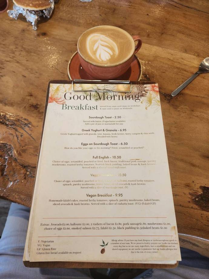 Sprout Kitchen Garden, Cafe, Main Menu - Ellesmere Port, England ...