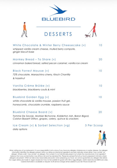 Bluebird Chelsea , Modern European Restaurant, Menu - London - Tabler